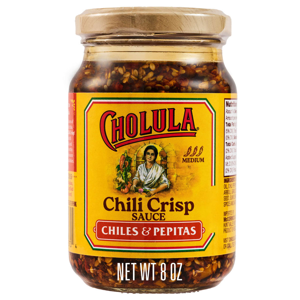 Cholula® Chiles & Pepitas Chili Crisp Sauce, 8 oz | McCormick