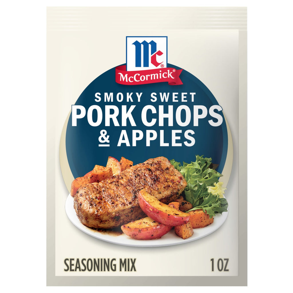McCormick® Smoky Sweet Pork Chops & Apples Seasoning Mix, 1.0 oz