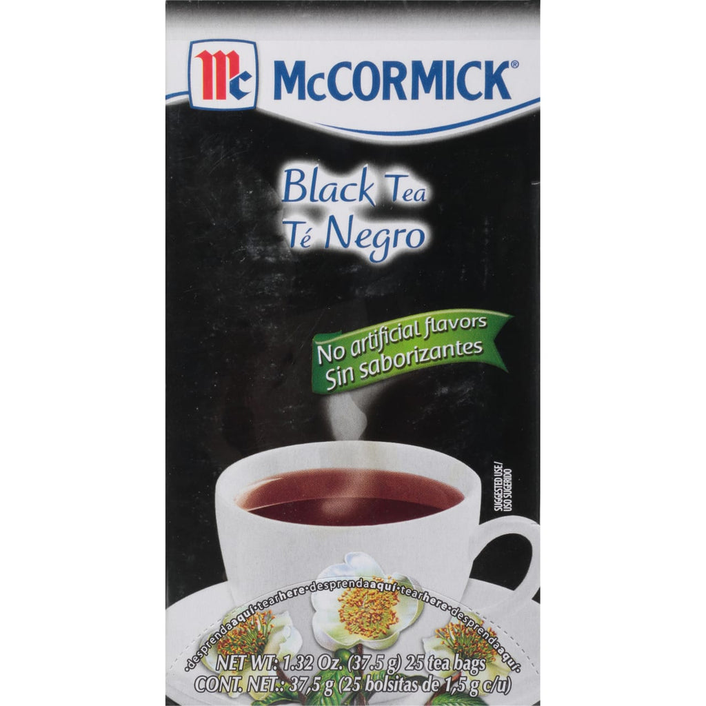 25 Count Box Black Tea Bags | McCormick