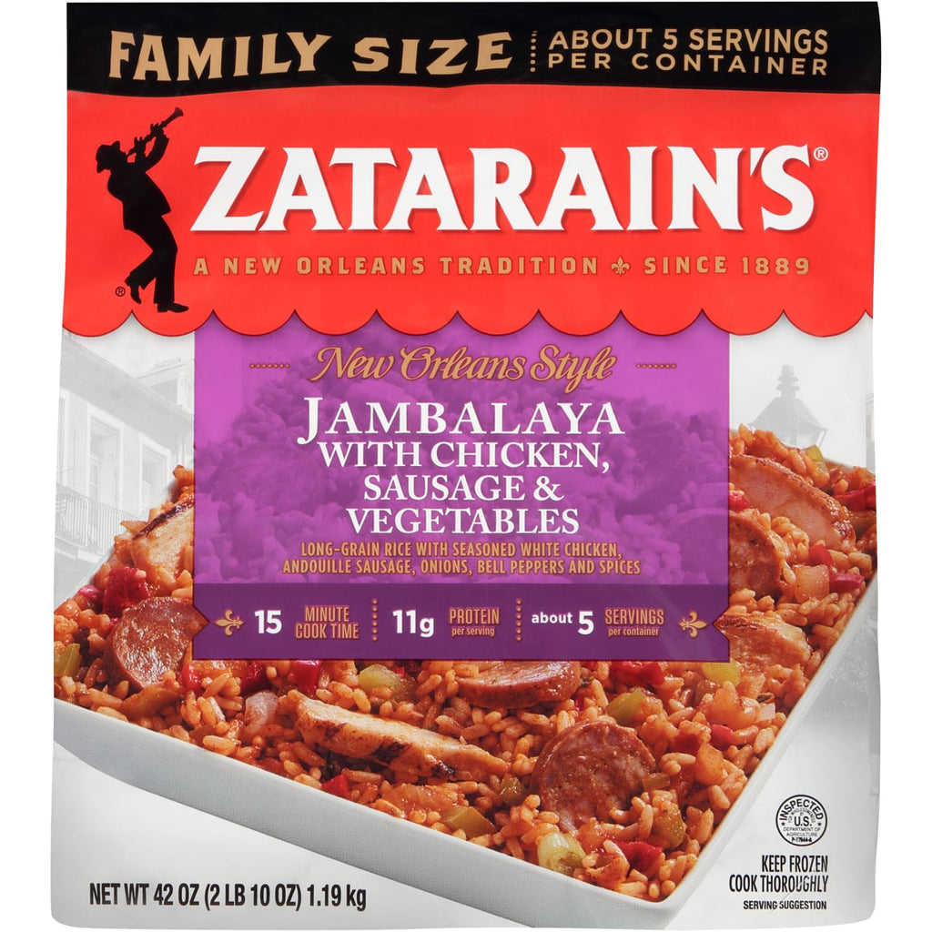 Zatarain's Family Size Frozen Jambalaya, 42.0 oz – McCormick