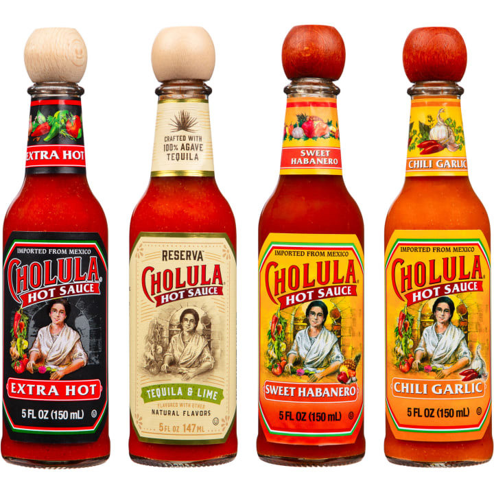 Cholula® Variety Pack, 4-Count (Extra Hot, Reserva, Sweet Habanero, Chi ...